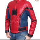 Spiderman Leather Jacket for Mens Worn by Peter Parker